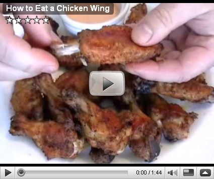 How to eat a chicken wing… | Jan CAN Cook